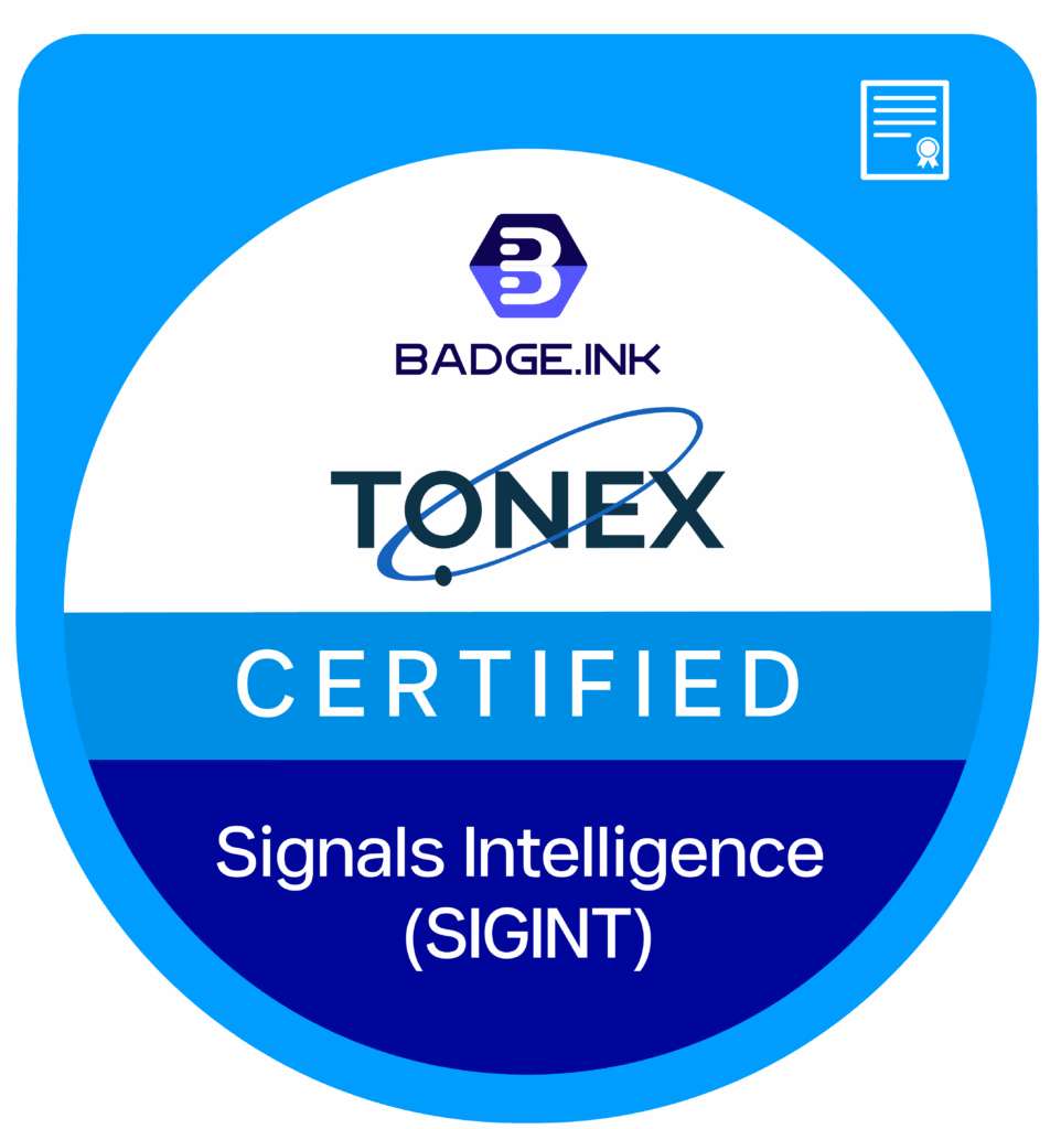 Signals Intelligence (SIGINT) – Badge Ink